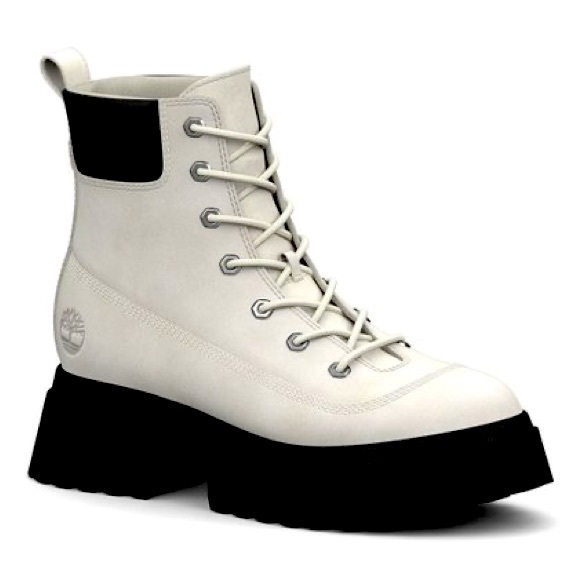 Timberland | Shoes | Sz 9 Sky Platform Timberland Off White And Black ...